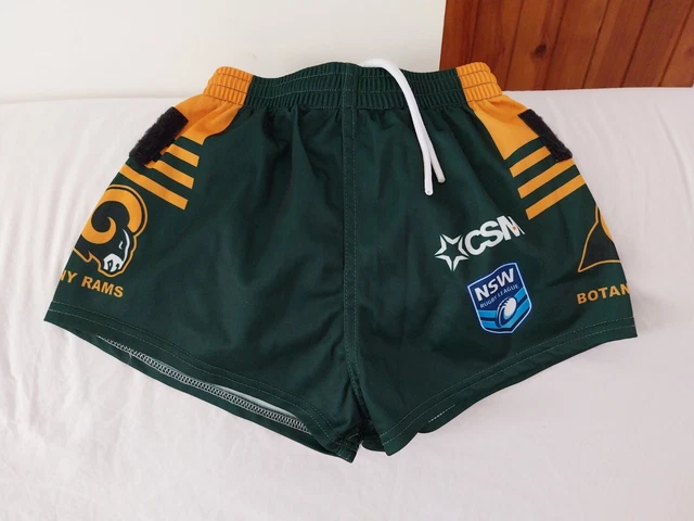 BOTANY RAMS NSW Rugby League Shorts Kids Size 12 $9.99 - PicClick AU