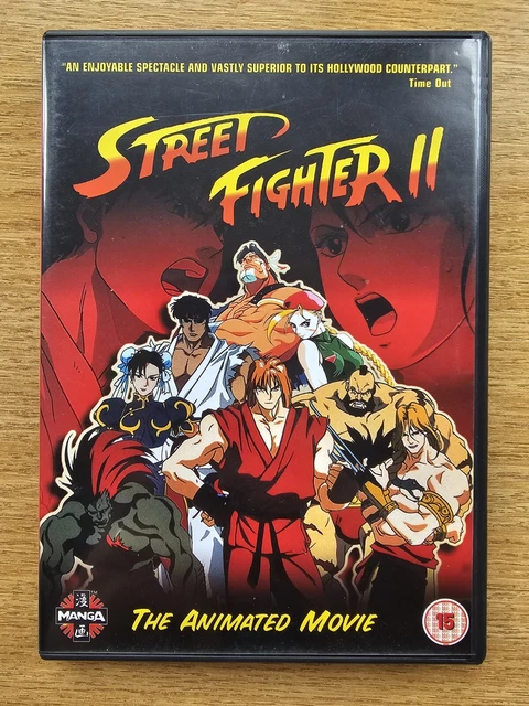 STREET FIGHTER 2: The Animated Movie DVD Certificate 15 PAL Region 2 £ ...