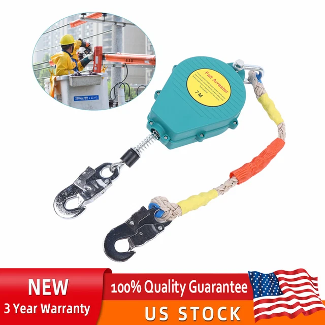 SELF RETRACTING LIFELINE Fall Arrester Fall Protection Alloy steel ...