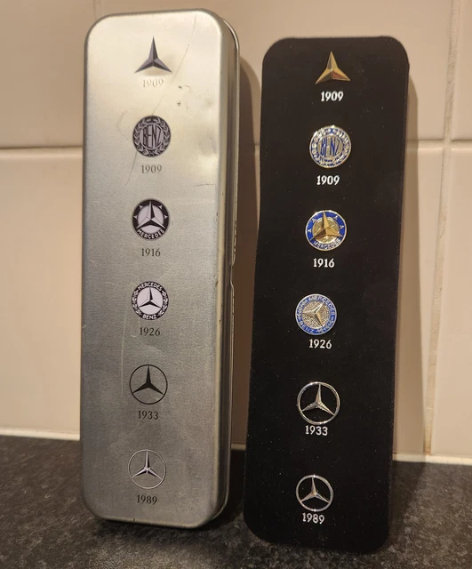 GENUINE MERCEDES-BENZ LOGO Pin Badge Set £18.00 - PicClick UK