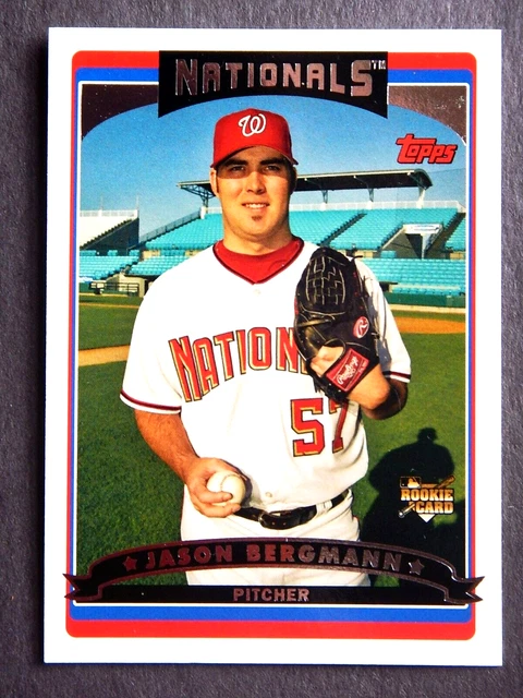 CARTE DE BASEBALL Jason Bergmann (RC) #622 Topps #2006 (Nationals de Washington) LN EUR 2,20 ...