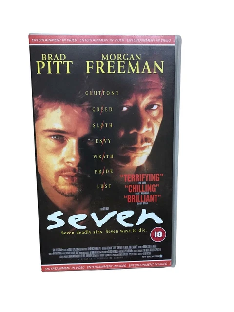 SEVEN. VIDÉO VHS Bande Brad Pitt Morgan Freeman EUR 9,29 - PicClick FR