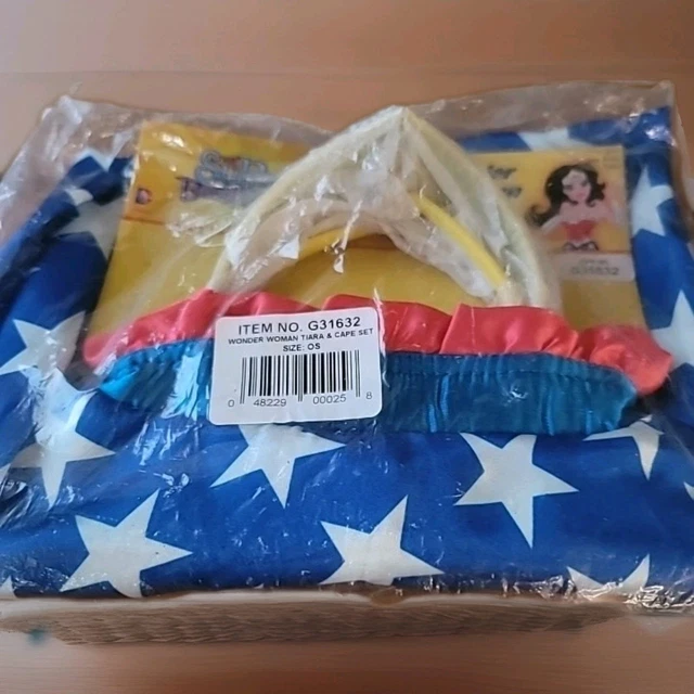 NIP SUPER BEST Friend Costume W/ Star Crown Tiara & Cape Size 4 - 6X £ ...