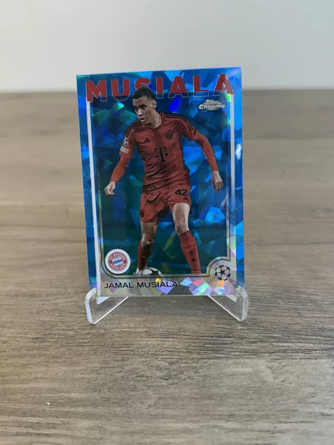 2024/25 TOPPS UCC Chrome Sapphire Jamal Musiala Base Card £10.78 ...