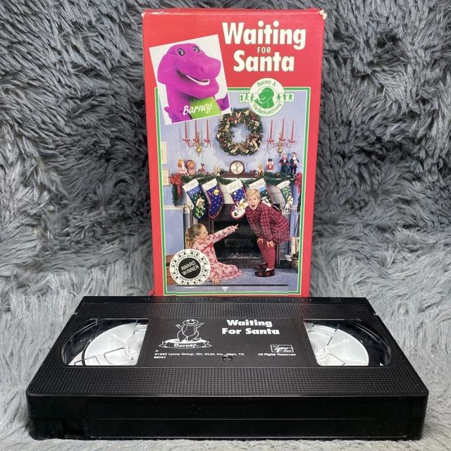 BARNEY WAITING FOR Santa VHS Tape 1990 Barney & The Backyard Gang ...