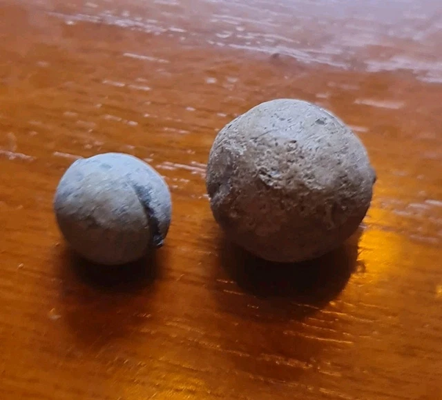 ENGLISH CIVIL WAR Lead Musket/pistol Ball Shot. 35 £8.41 - PicClick UK