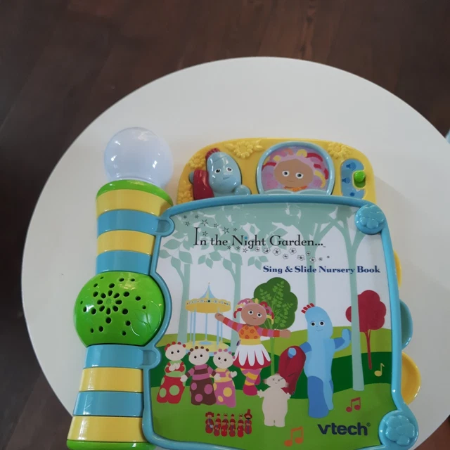 VTECH IN THE Night Garden Sing and Slide Musical Book - Lights/Sounds ...