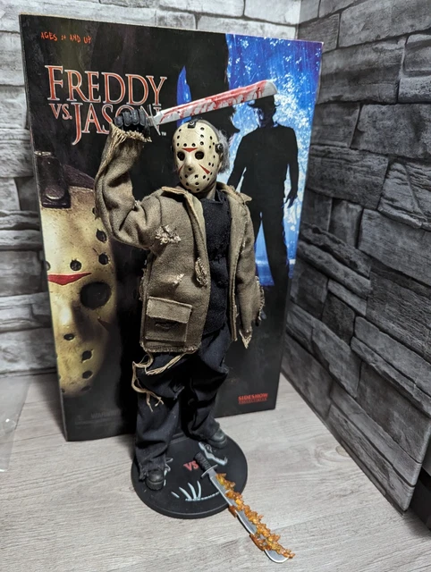 SIDESHOW FREDDY VS Jason 12" Jason Voorhees 1/6 Scale Action Figure ...