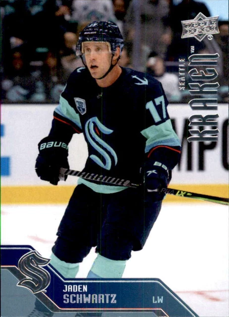 JADEN SCHWARTZ 2021-22 Upper Deck Seattle Kraken Box Set #21 NHL Inaugu ...