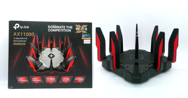 TP-LINK - ARCHER AX11000 - Tri-Band Wi-Fi 6 Gaming Router w/ Original ...