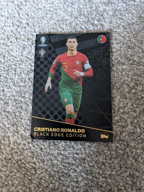 MATCH ATTAX UEFA Euro 2024 Cristiano Ronaldo Black Edge Edition No Be7 £2.80 - PicClick UK