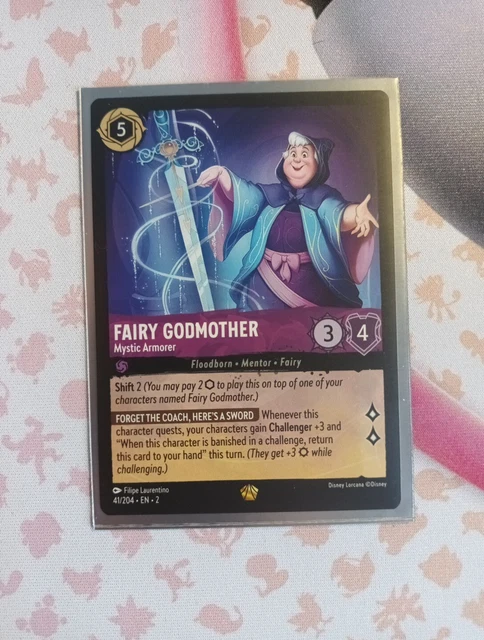 FAIRY GODMOTHER MYSTIC Armorer Disney Lorcana TCG legendary 41/204 ...