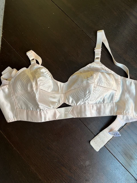 WHAT KATIE DID 1940s Vintage Peach Bullet Bra 34B £20.49 - PicClick UK