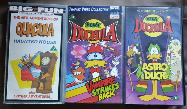COUNT DUCKULA VHS Video's Astro Duck/Vampire Strikes Back/Quacula ...