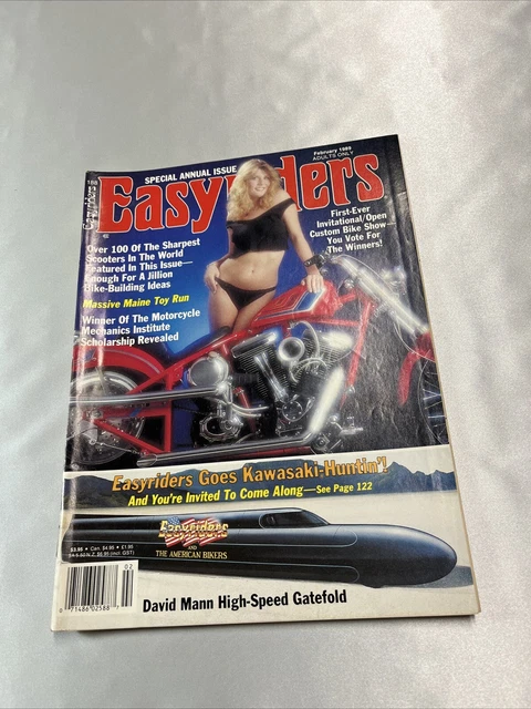 EASYRIDERS MAGAZINE 188 February 1989 Special Annual Issue £7.85 ...