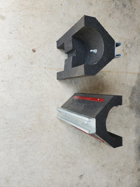 2 PCS EATON B-LINE DURA-BLOK BASE ROOFTOP CHANNEL PIPE SUPPORT 9 ...