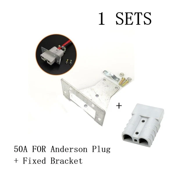 HEAT RESISTANT 50A 1224V 6AWG DC Power Tool Plug Connector + Metal ...