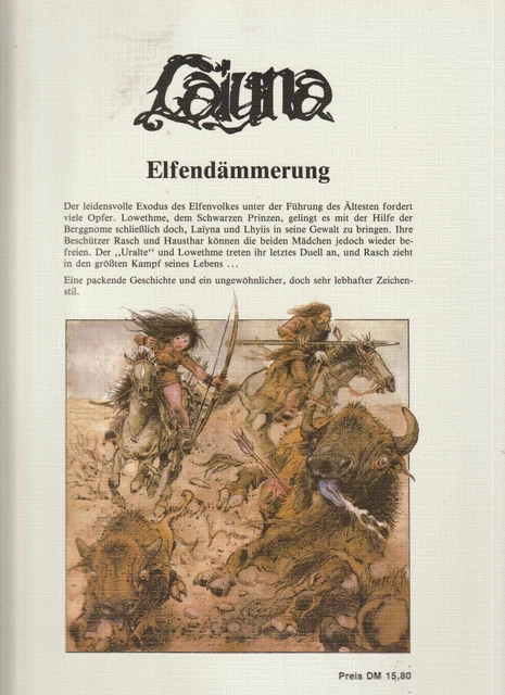 LAIYNA NR.02 Elfendämmerung, Splitter 1989 | FANTASY | HAUSMAN | DUBOIS ...