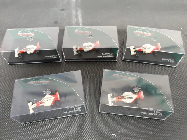 MINICHAMPS 1 64 Ayrton Senna Mclaren F1 cars x5 £120.00 - PicClick UK