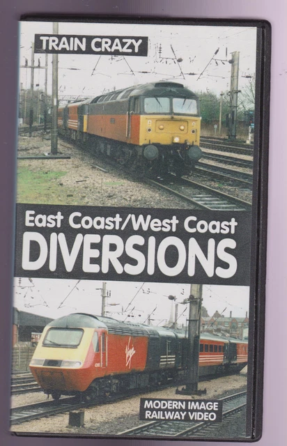 EAST / WEST Coast Diversions (VHS) Railway VHS ~ Train Crazy ...