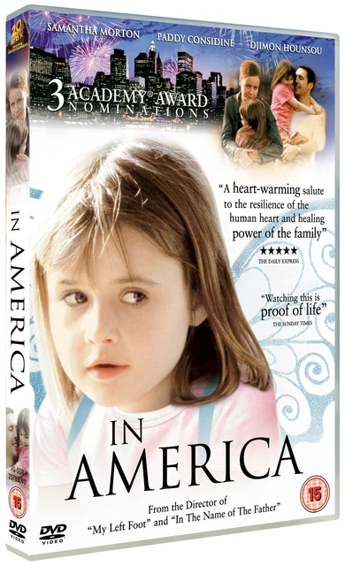 IN AMERICA (DVD) Sarah Bolger Paddy Considine Juan Carlos Hernandez ...