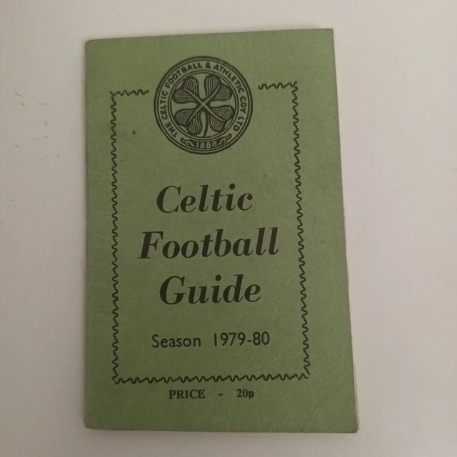 CELTIC FOOTBALL GUIDE "Wee Green Book" 1979-80 £4.00 - PicClick UK