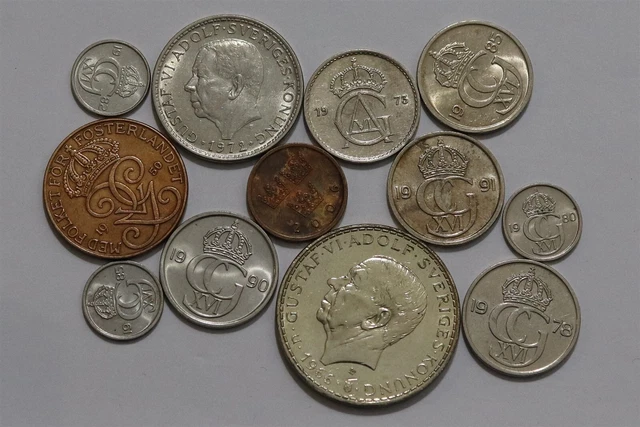 🧭 🇸🇪 SWEDEN Old Coins Lot With Silver B55 #35 Xm39 $33.01 - PicClick CA