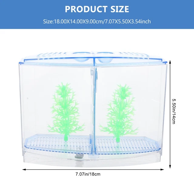 GOLDFISH BOWL TRANSPARENT Aquarium Tank Pet Baby Small Container $27.48 ...