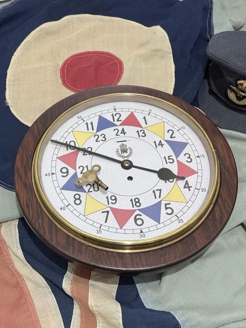ORIGINAL SMITHS 1942 AM Marked RAF Wall Clock Case With Repro RAF ...