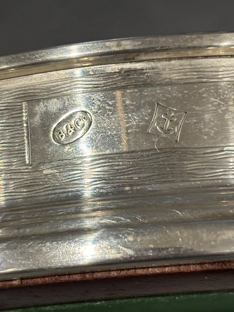 STERLING SILVER WINE Bottle Coaster - 12cm diameter - Hallmarked £37.10 ...