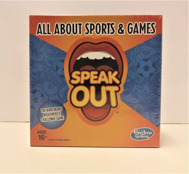 HASBRO GAMING SPEAK Out Expansion Pack All About Sports and Games - NEW ...