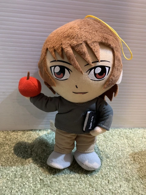LIGHT YAGAMI KIRA DEATH NOTE ANIME PLUSH FIGURE DOLL 8" SHONEN JUMP W ...