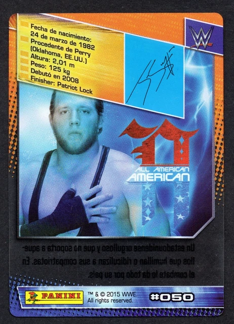 JACK SWAGGER #050 Coleccion Lamincard Wrestling Wwe Action Cards 2005 ...