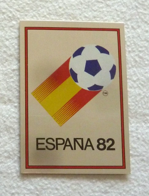 LOGO SCUDETTO WC ESPANA 82 Figurine Panini Original Sticker Badge NEW ...