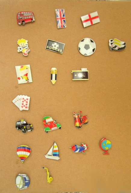 FUN BOYS LAPEL Badge Brooch Metal Enamel DIY Jewellery Gifts UK choice ...