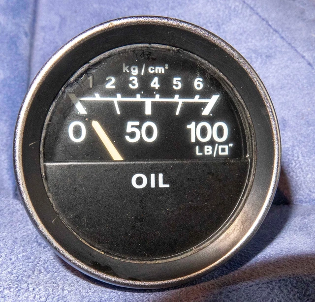 MGB & MGB GT Oil pressure gauge Rubber Bumper 1975-1980 cars £7.50 - PicClick UK