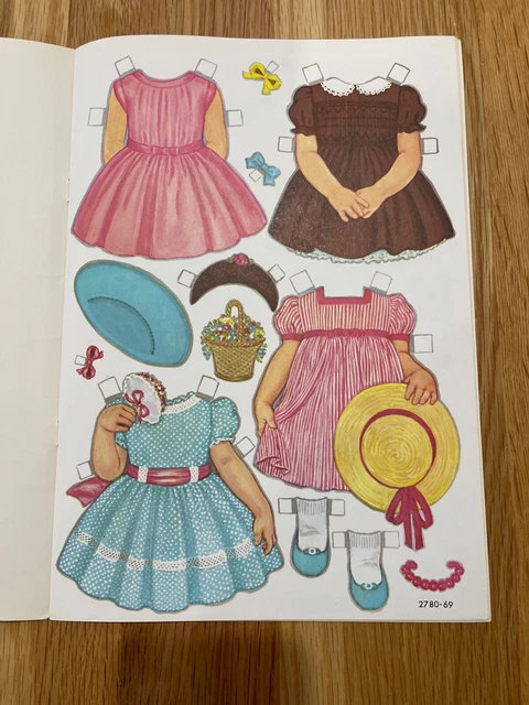 UNCUT JAMES AND Jonathan vintage paper dolls Dollies Try on New Clothes ...