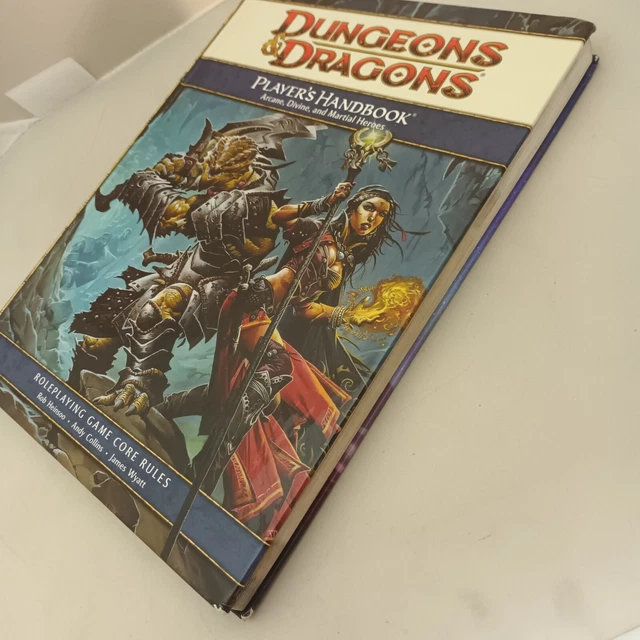 DUNGEONS & DRAGONS Player’s Handbook RPG Core Rules 1st Printing 2008 [HM] EUR 14,84 - PicClick IT