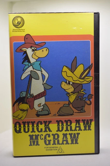 1959 QUICK DRAW McGraw Hanna Barbera PAL VHS Video Cartoons Animation ... 1959 QUICK DRAW McGraw Hanna Barbera PAL VHS Video Cartoons Animation ...