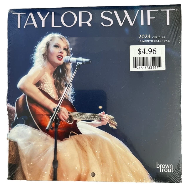 TAYLOR SWIFT OFFICIAL 2024 Mini 16 Month Calendar Browntrout £4.54 ...