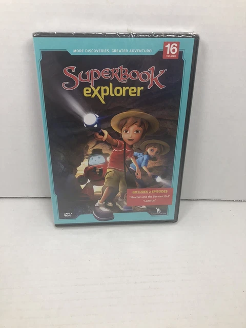 SUPERBOOK DVD EXPLORER 16 " Naaman & Servant Girl ", " Lazarus " CBN ...