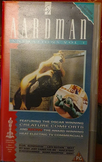 AARDMAN ANIMATIONS VOLUME 1 Vhs Special Extended Edition 50 Minutes £2. ...