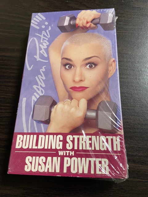 SUSAN POWTER VHS - Building Strength - Fitness Exercise Weightlifting £ ...