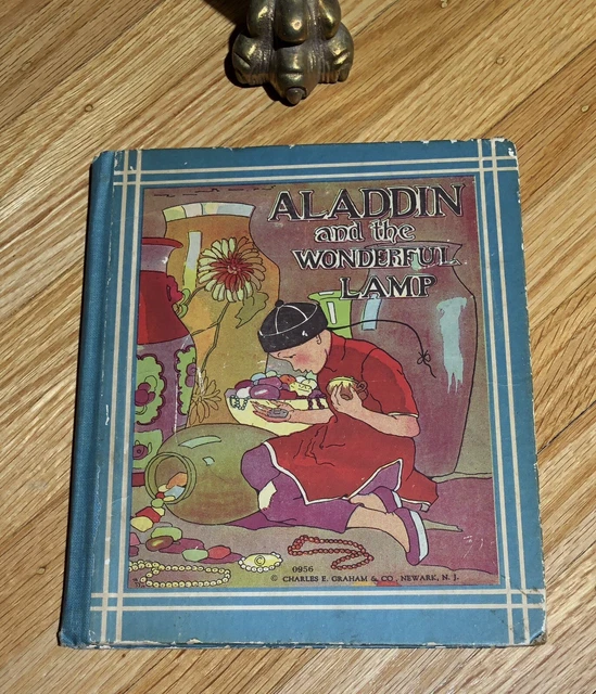 ARABIAN NIGHTS ALADDIN AND THE WONDERFUL LAMP Vintage Children’s Book ...