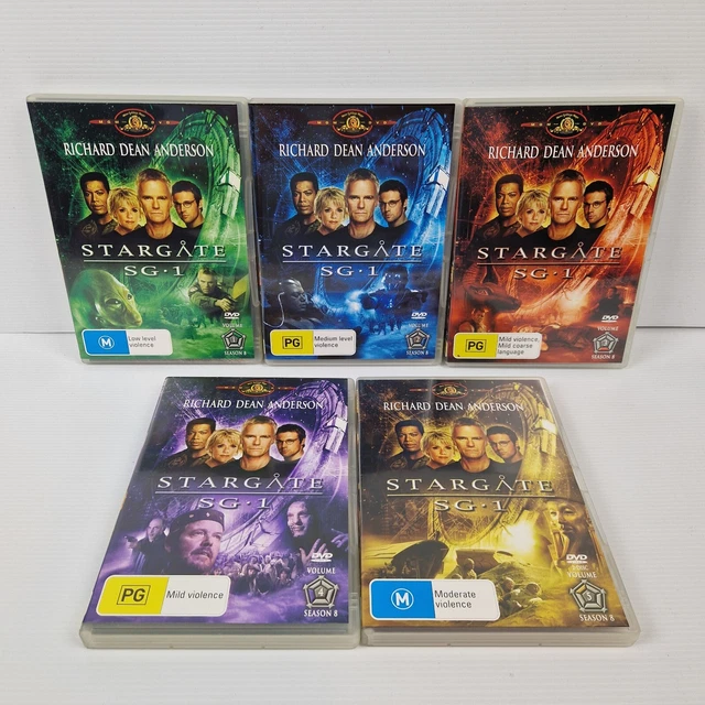 STARGATE SG-1 : Season 8 Boxset DVD 2004 Region 4 5 Discs £15.77 - PicClick UK