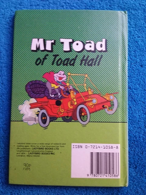 LADYBIRD BOOK - Walt Disney - Mr. Toad of Toad Hall - 1st Edition £1.00 - PicClick UK