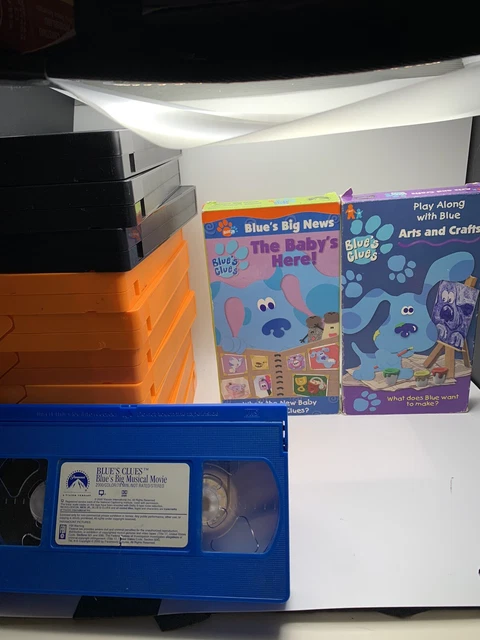 BLUE'S CLUES - Orange, Blue VHS - TAPE ONLY - LOT OF 13 EUR 33,77 ...