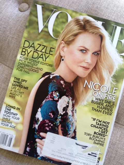 VOGUE MAGAZINE NICOLE Kidman read once-stored-see all pics wear/age ...