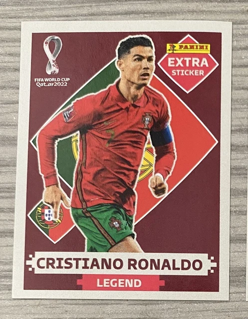 PANINI FIFA WORLD Cup Qatar 2022 - Extra Sticker Ronaldo Legend - Base ...