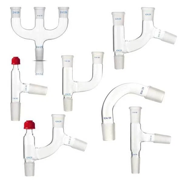 GLASS DISTILLATION DISTILLING Head Standard Joints Connector Adapter ...
